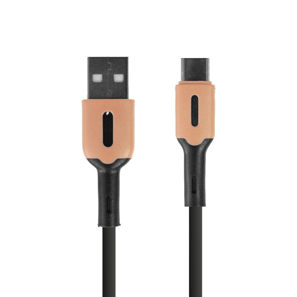 CABLE USB MOD 67 – GUMMY – TIPO C – ROSA – PickCel